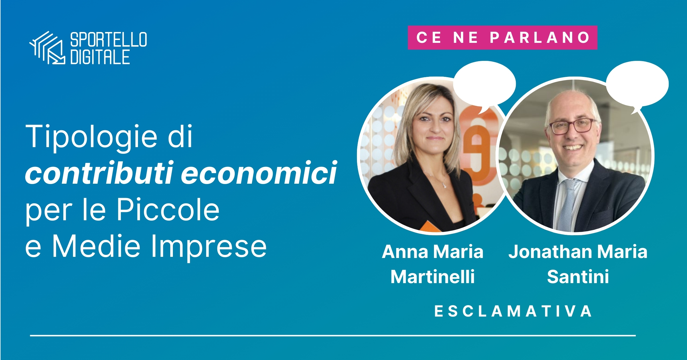 Intervista A.M. Martinelli e J. M. Santini, Esclamativa - Sportello ...
